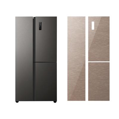 China UV Micro Imprinting Decoration Refrigerator Door Panel For Various Doors for sale
