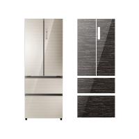 China UV Micro Imprinting Black Rain Grain Pattern Refrigerator Door Panel for sale