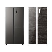 China UV Micro Imprinting Black Rain Grain Pattern Refrigerator Door Panel for sale