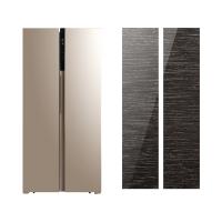 China UV Micro Imprinting Black Rain Grain Pattern Refrigerator Door Panel for sale