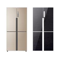 China Decoration UMI Black Metallic Brush Pattern Refrigerator Door Panel for sale