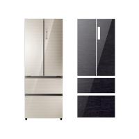 China Decoration UMI Black Metallic Brush Pattern Refrigerator Door Panel for sale