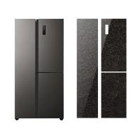 China Decoration UV micro imprinting Black Wrinkle Pattern Refrigerator Door Panel for sale
