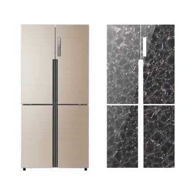 China Scratch Proof UMI Ice Flower Pattern Refrigerator Door Panel 3.2mm thickness for sale