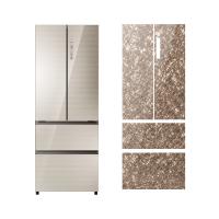 China Glittering Tempered Glass 6mm Custom Panel Refrigerator for sale