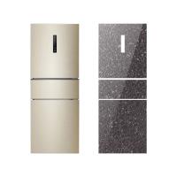 China Acid Free Glittering Tempered Glass 3MM Kitchen Fridge Panel for sale