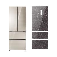 China Acid Free Glittering Tempered Glass 3MM Kitchen Fridge Panel for sale