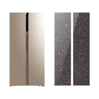China Acid Free Glittering Tempered Glass 3MM Kitchen Fridge Panel for sale