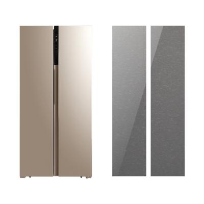 China Alkali Free Toughened Glass 4mm Refrigerator Cover Panel Customizable for sale