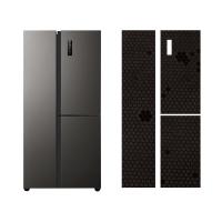 China Decorative 3.2mm Toughened Glass Door Panels for Refrigerator Custom Patterns for sale