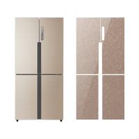 China Stain Resistance Tempered Glass 4mm Fridge Door Panel for sale