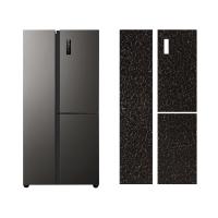 China Grease Resistance Tempered Glass Refrigerator Cabinet Side Panels for sale