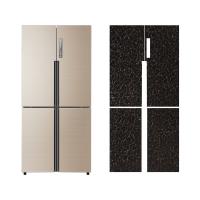 China Grease Resistance Tempered Glass Refrigerator Cabinet Side Panels for sale
