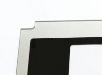 China CNC Tempered Glass 4mm Metallic Brushed Corner Processed for Architecture Furniture for sale