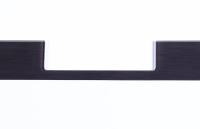 China CNC Tempered Glass Home Appliance Door Panel 3-6mm Custom Metallic Brushed for sale
