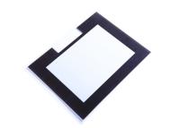 China CNC Tempered Glass Home Appliance Door Panel 3-6mm Custom Metallic Brushed for sale