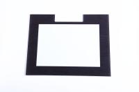 China CNC Tempered Glass Home Appliance Door Panel 3-6mm Custom Metallic Brushed for sale