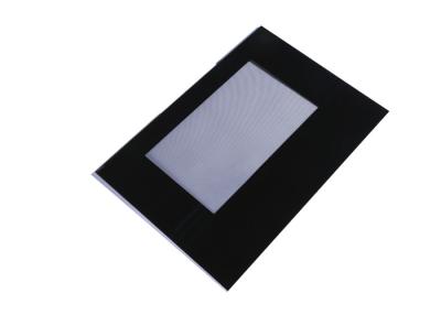 China Silkscreen Microwave Door Glass 4mm Tempered Custom Size Decorative Panel for sale