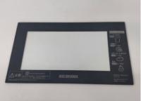 China 3.2mm Silk Screen Printing Glass Door Panels Solid Tempered Custom Size for sale