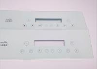 China Oven Door Mark Printed Tempered 3.2mm Glass Control Panel for sale