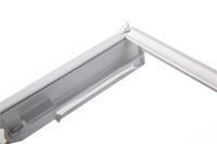 China Tempered 3.2mm Clear Refrigerator Glass Shelf for Freezer Fridge Replacement for sale
