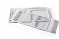 China Alkali Free Crisper Pan Cover 4mm Tempered Glass Safety Glasses for sale