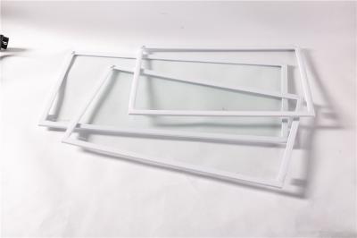 China Tempered Glass Fridge Shelf 300mm 4mm Wear Resistant Refrigerator Tray for sale
