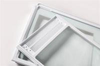 China Tempered Glass Fridge Shelf 300mm 4mm Wear Resistant Refrigerator Tray for sale
