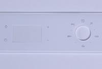 China White Microwave Anti Reflective Holes Glass Control Panel for sale