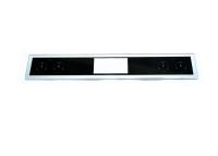 China 7 Layers Metallic Brushed 3mm Tempered Glass Control Panel for sale