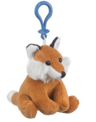 China Fox Stuffed Keychain Plush Toys for sale
