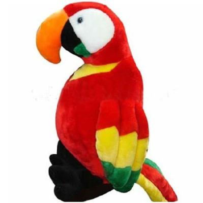 China Red Lovely Parrot Plush Toy for sale