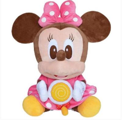 China Disney Big Head Minnie Mouse with Candy Plush Toys for sale