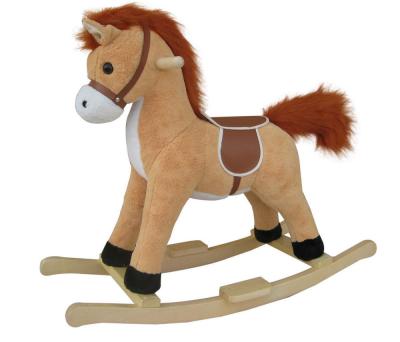 China Fashion Rocking Horse With Sound And Moving Mouth and Tail And Led Light Big Size for sale