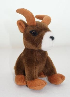 China Brown Sitting Bighorn Sheep Stuffed Plush Toys for sale