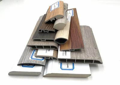 China Anti Scratch Plastic Skirting Board Stair Nose Moulding Moisture Proof for sale