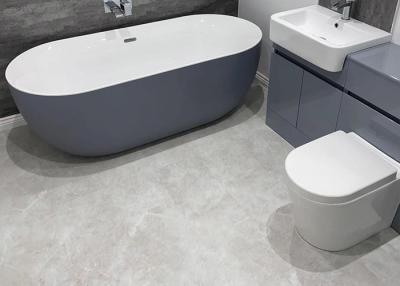 China 4.0mm Waterproof Spc Flooring Stone Tile For Bathroom Aging Resistance for sale