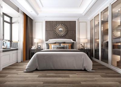 China Apartment Commercial SPC Vinyl Flooring Tile Click Lock System 10 Year Warranty for sale