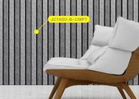 China ISO9000 Indoor Wooden Wall Cladding 7cm  3d Fluted Wall Panels for sale