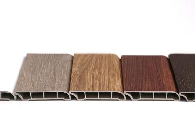 China Customized  Pvc Floor Moldings Trim Skirting Board Mouldings  Mildew Proof for sale
