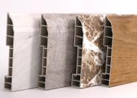 China CE Vinyl T Molding Concave Line Quarter Round End Cap Stair Skirting Board for sale