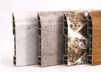 China CE Vinyl T Molding Concave Line Quarter Round End Cap Stair Skirting Board for sale