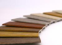 China Modern Pvc Film Lamination Flooring Moldings Customized  Spc Skirting Board for sale