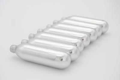 China Silvery 8g Cream Charger Canister Cartridge Whipped for sale