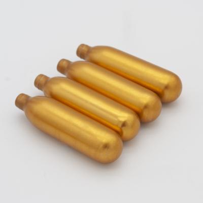 China Silvery 100 Pack 8g Whip Cream Chargers Electroplating for sale