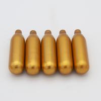 China Silvery 100 Pack 8g Whip Cream Chargers Electroplating for sale