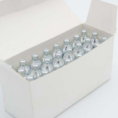 China Dessert Tools 8g Cream Whipper Charger 24pk Silver Plating for sale