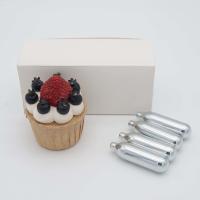 China Dessert Tools 8g Cream Whipper Charger 24pk Silver Plating for sale
