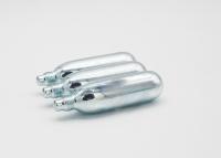 China Carbon Steel 8.5g Whipped Cream Chargers Silver Color for sale