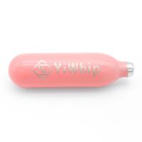 China Pink Color Whipped Cream Chargers Food Grade 8.5 Cream for sale